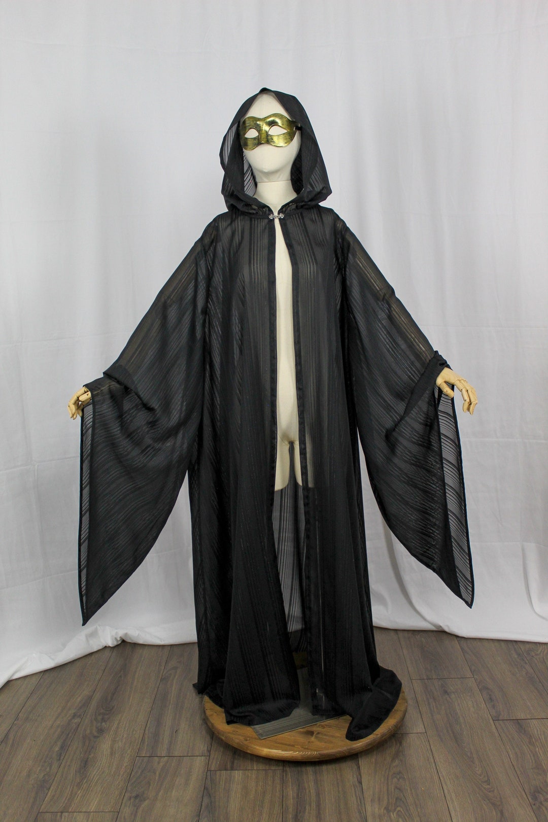 Sheer Adult Witch Cape Light Cloak Plus Size Witchy Cloak - Etsy