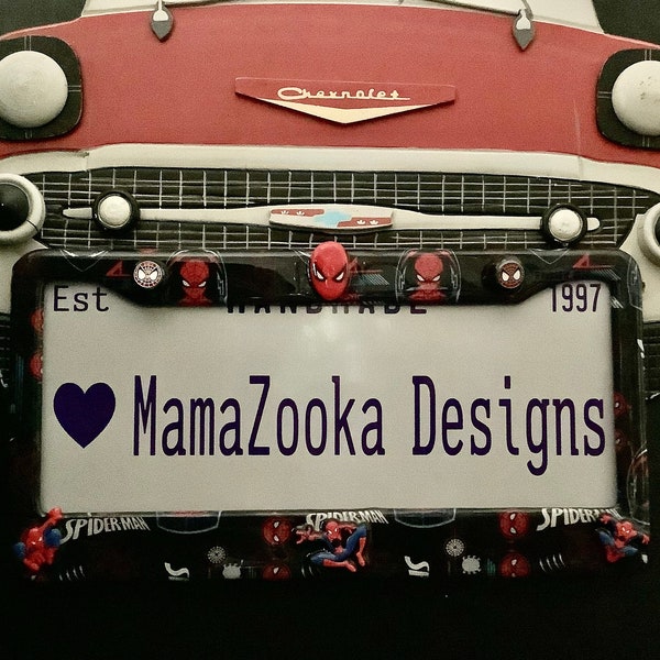 Spiderman Car License Plate - Etsy