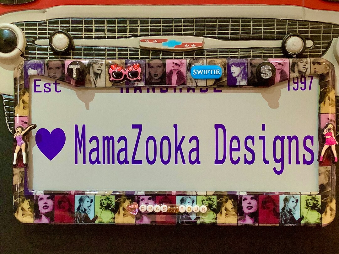 Taylor Swift 3D License Plate Frame by Mamazooka Designs - Etsy