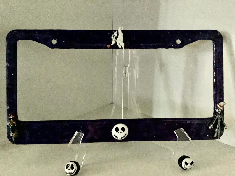 Nightmare Before Christmas License Plate Frame by Mamazooka - Etsy