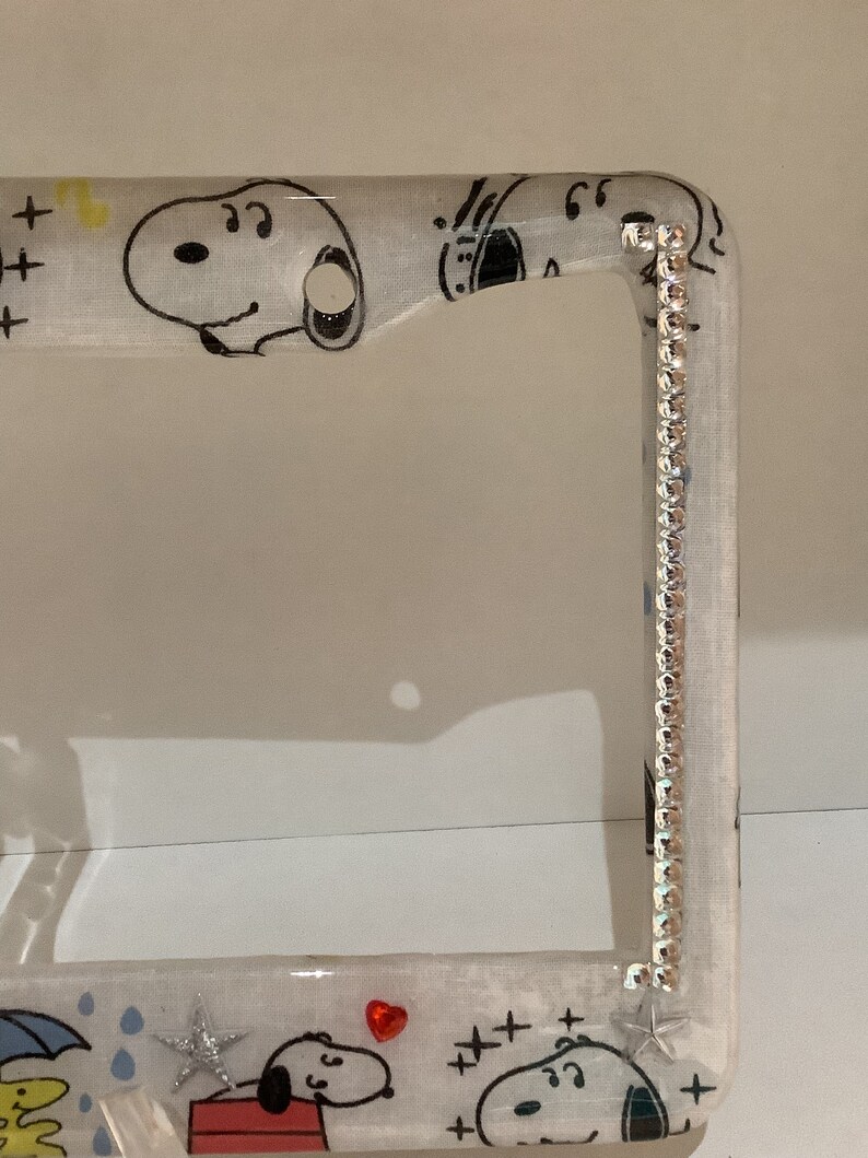 Handmade Snoopy and Woodstock 3D License Plate Frame by Mamazooka ...