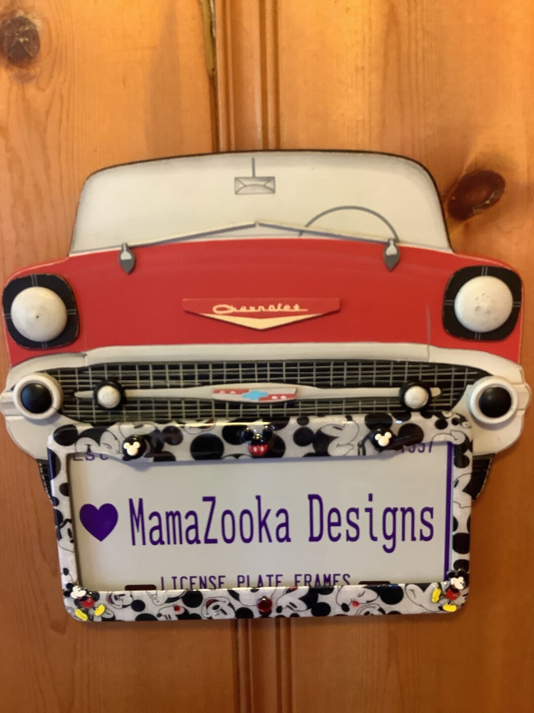 Mickey Mouse 3D License Plate Frame by Mamazooka Designs - Etsy