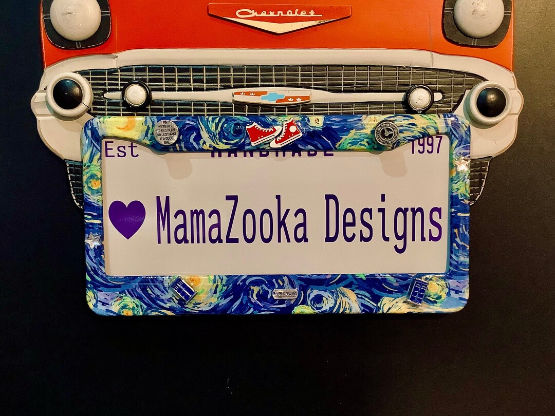 Doctor Who 3D License Plate Frame by Mamazooka Designs - Etsy