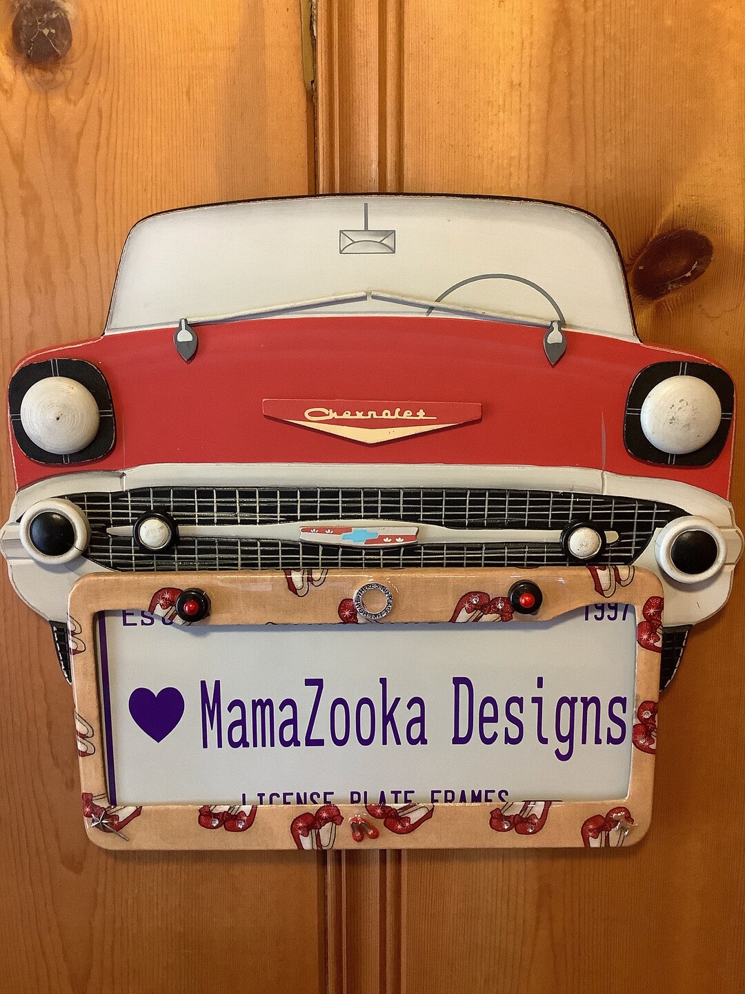 Wizard of OZ Ruby Slippers 3D License Plate Frame by Mamazooka Designs ...