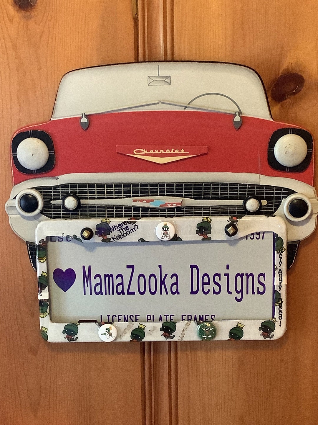 Marvin the Martian 3D License Plate Frame by Mamazooka Designs - Etsy