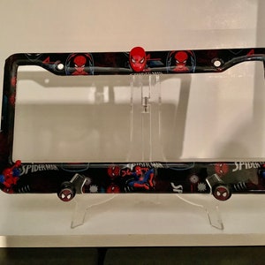 Spiderman 3D License Plate Frame by Mamazooka Designs - Etsy
