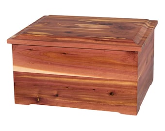 Red Cedar Wood Companion Cremation Urn USA Made - Etsy