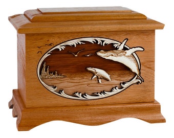 Mahogany Bison Ambassador Wood Cremation Urn | Etsy