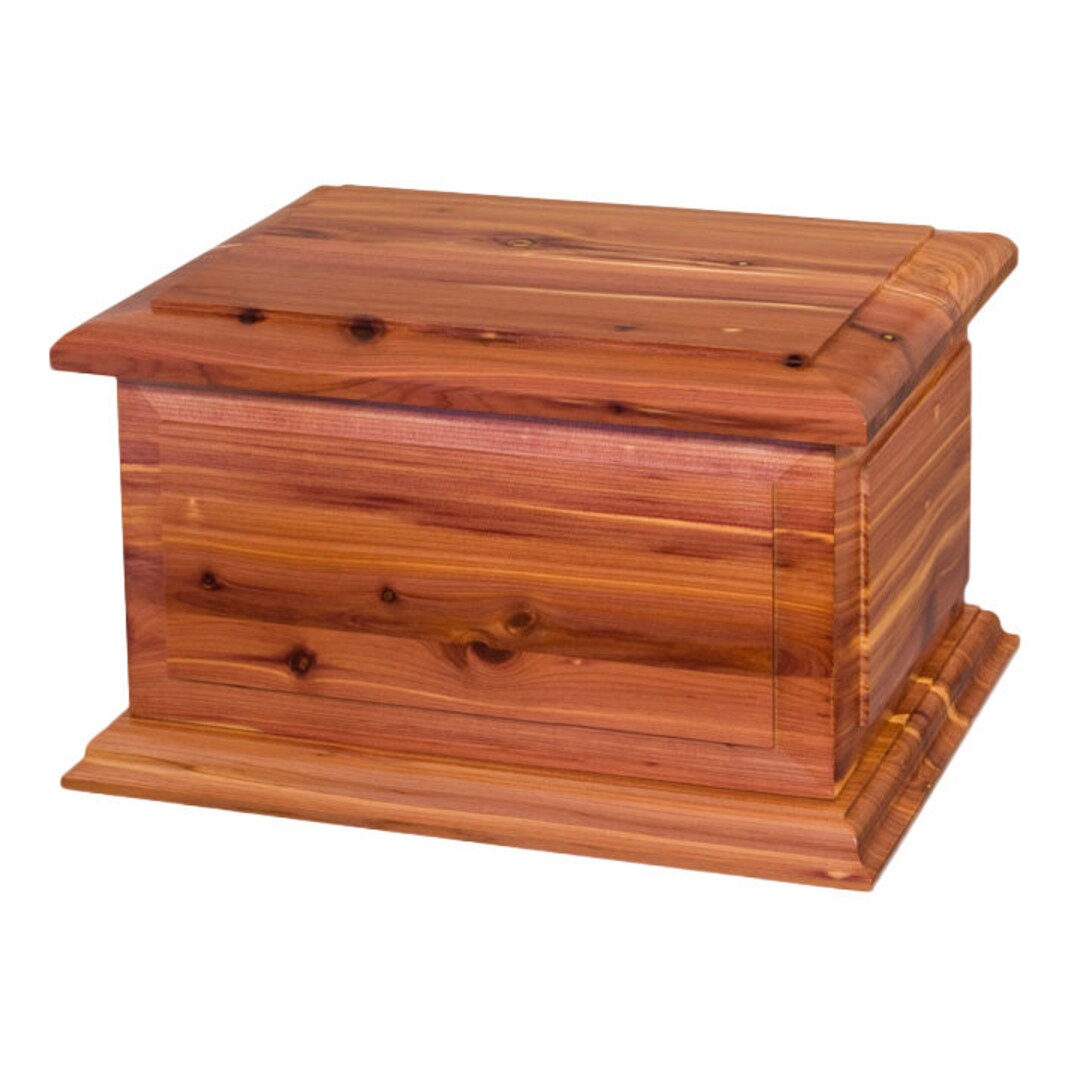 Boston Cedar Wood Cremation Urn - Etsy