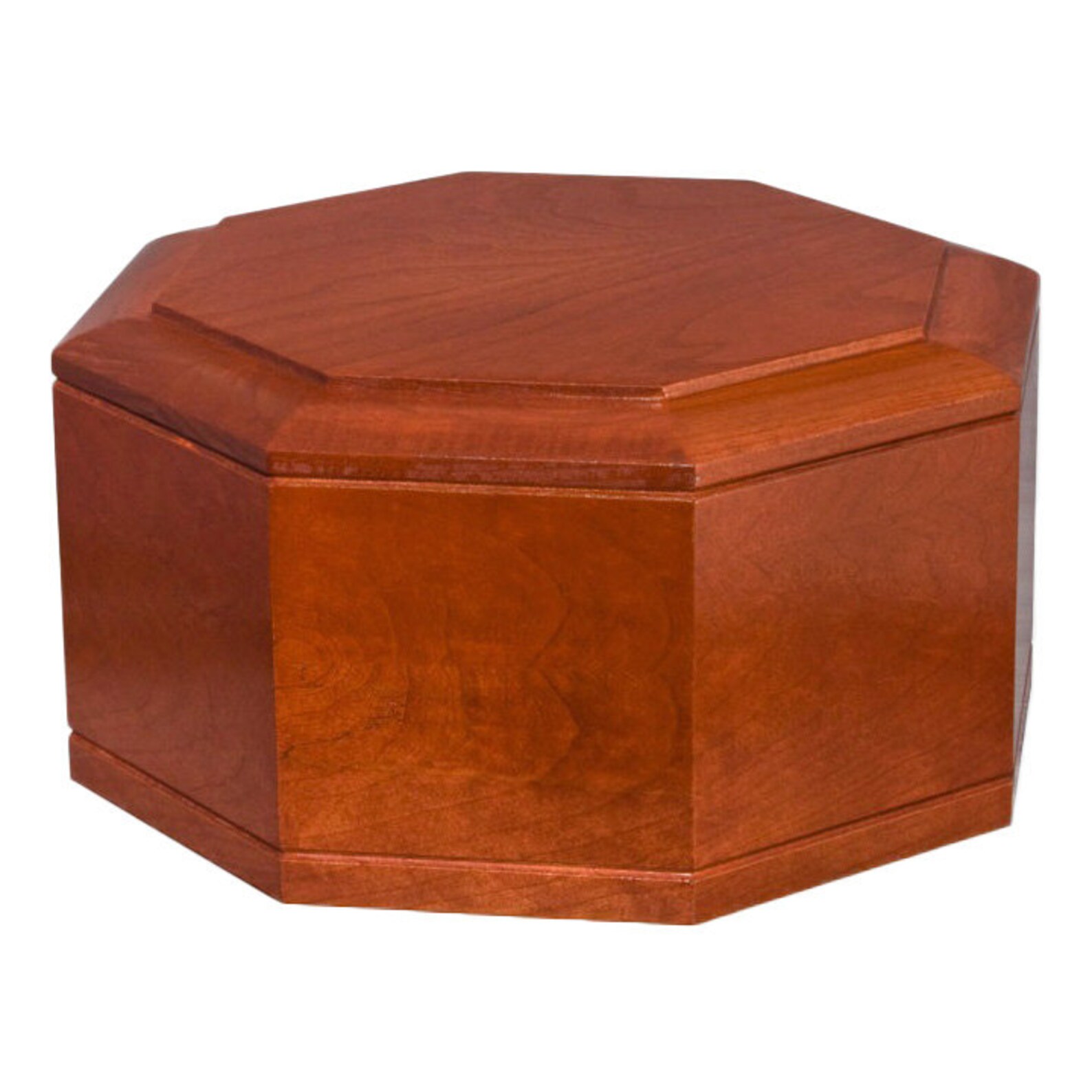 Cherry Octagon Wood Cremation Urn - Etsy