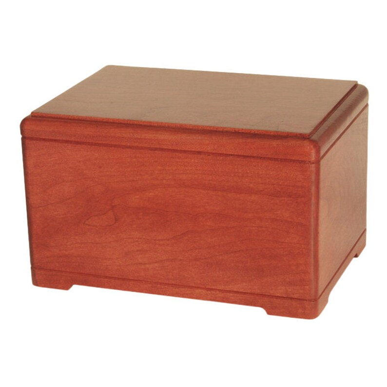 Cherry Designer Wood Cremation Urn | Etsy