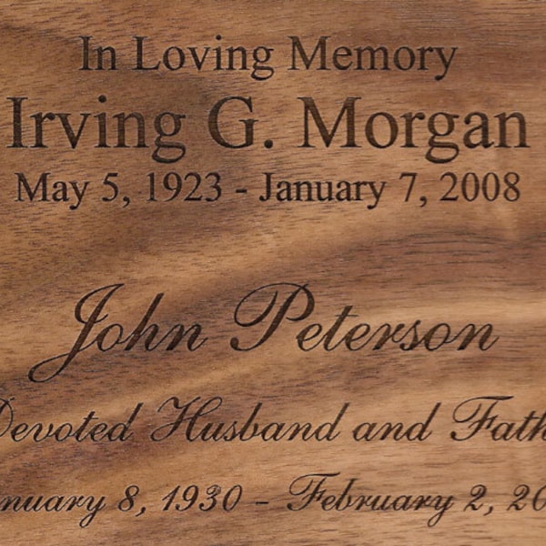 Custom Wood Engraving - Etsy