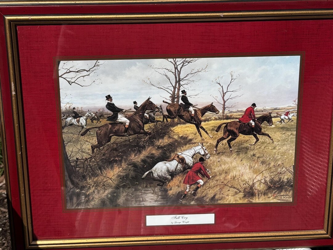 Mid 20th Century Traditional English Hunting Scene Prints - Etsy