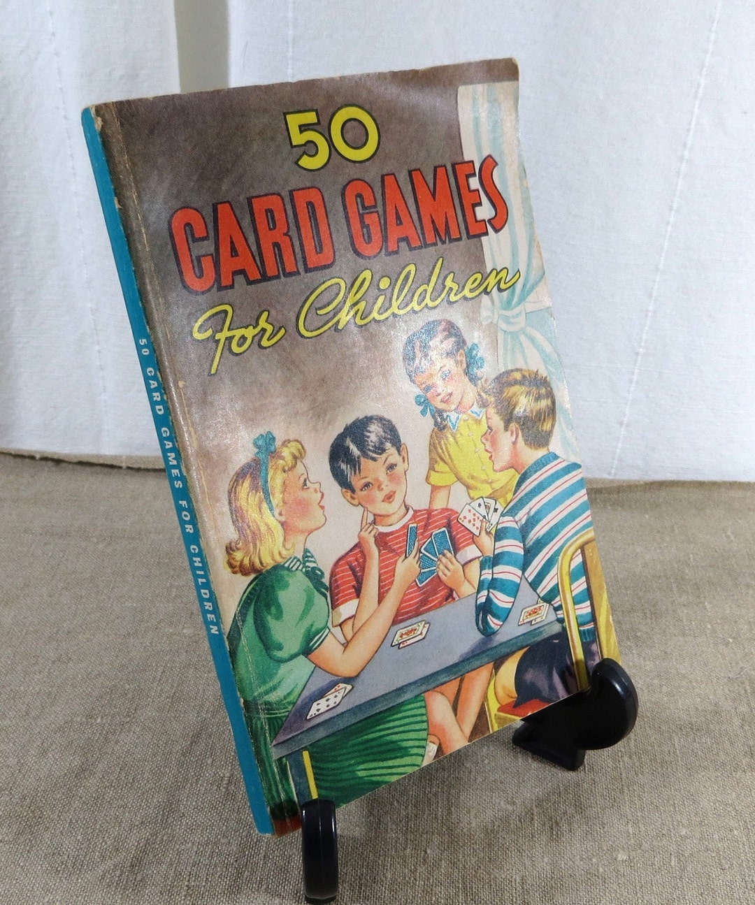 Vintage 1940's Book-50 Card Games for Children * How to Book ...