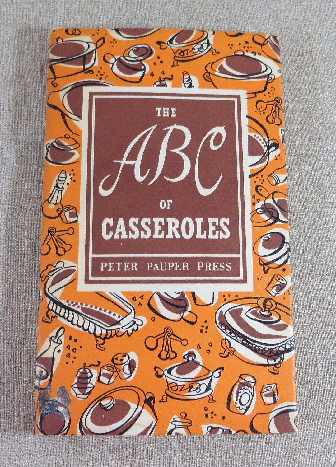 Vintage Cookbook-1950s Casserole Retro Recipe Book-the ABC of ...