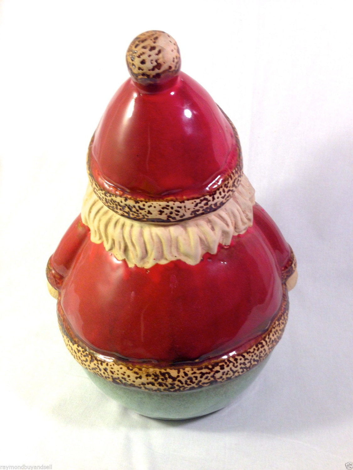 Vintage Large Santa Claus Ceramic Statue Figurine 14 X 11 Christmas ...