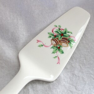 Christmas Decor White Ceramic Cake Desert Server Serving Piece - Etsy