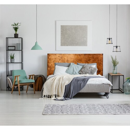 Copper Panled Headboard Queen Size Headboard Modern - Etsy