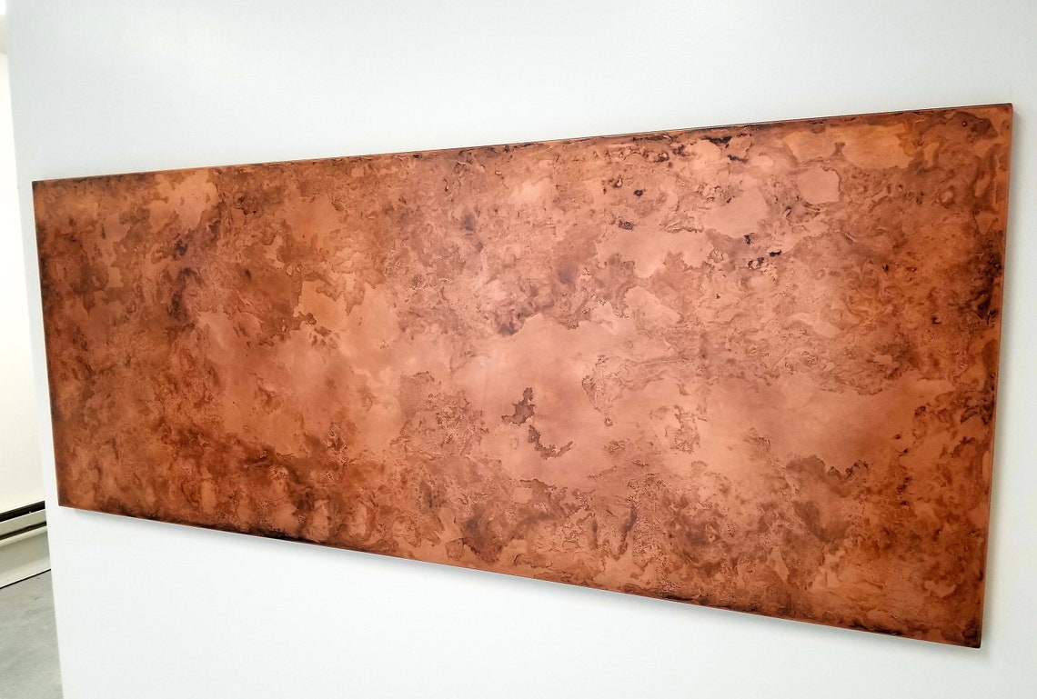 Aged Copper Headboard King Size Headboard Contemporary | Etsy