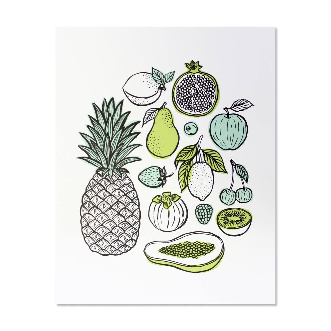 Fruit Print - Etsy