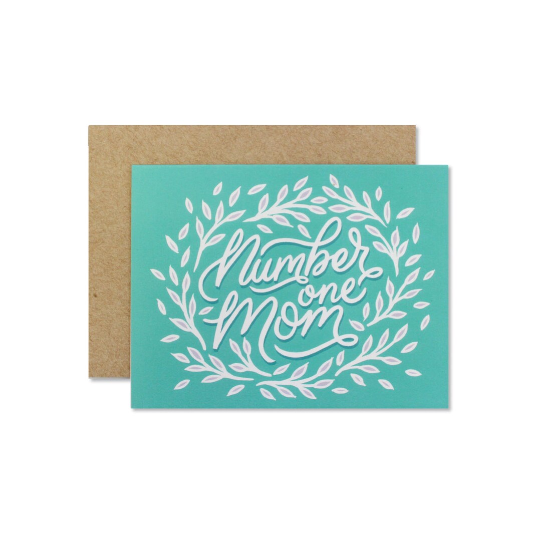 Number One Mom - Etsy