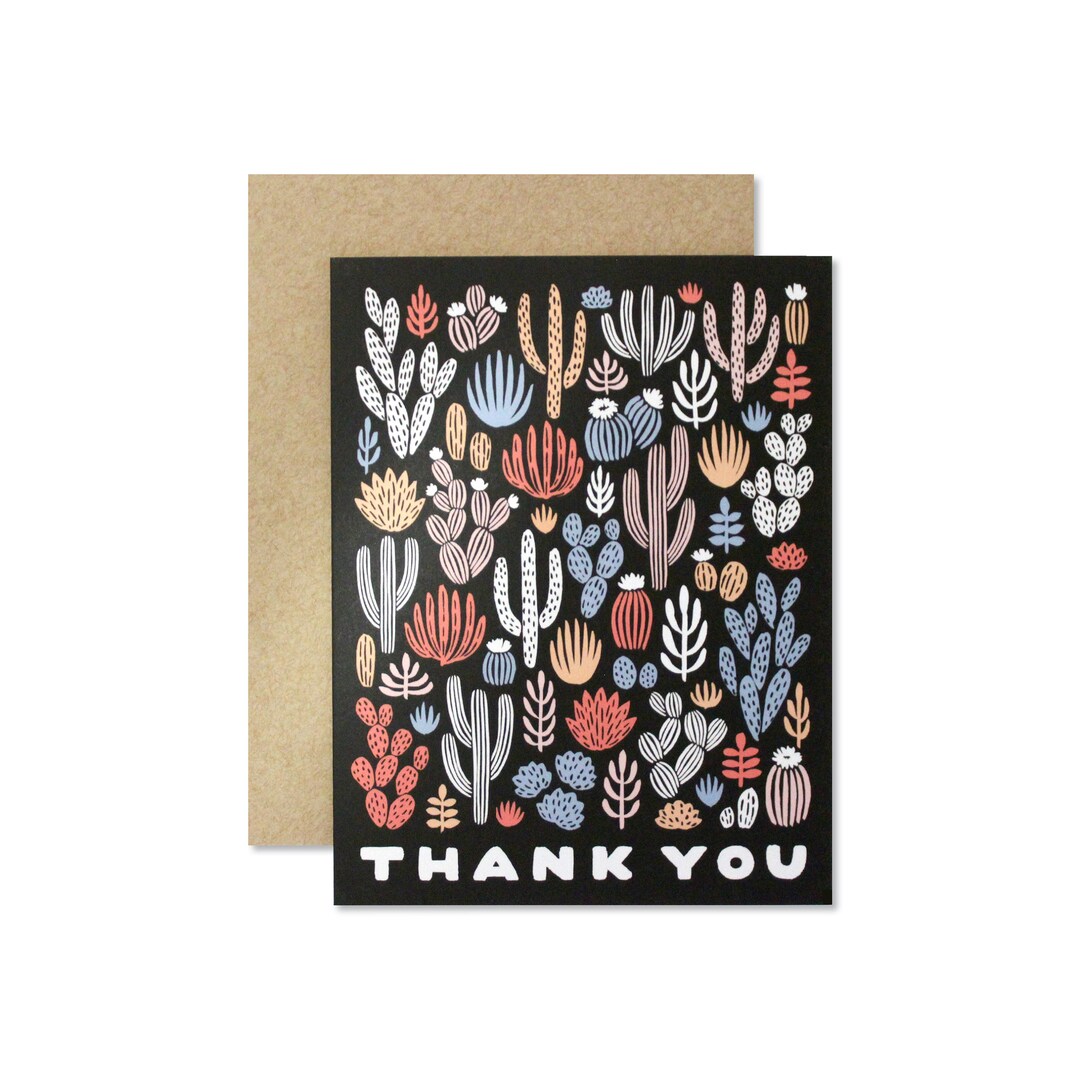 Thank You Cactus - Etsy