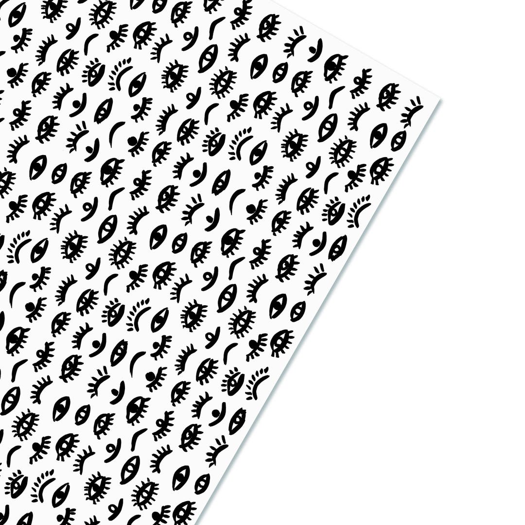 Eye Pattern Gift Wrap - Etsy