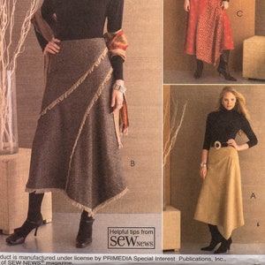 M4593 Szs 12-18 Mccalls 4593 Misses Asymmetric - Etsy