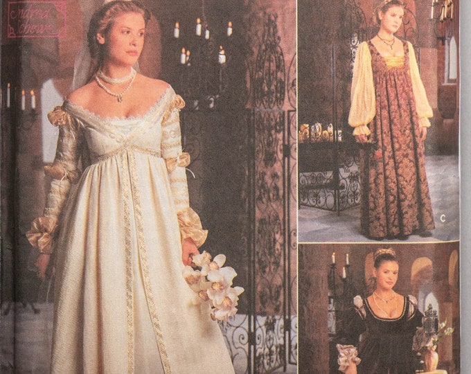 S8735 Szs 10-14 Simplicity 8735 Renaissance Costume Sewing Pattern ...