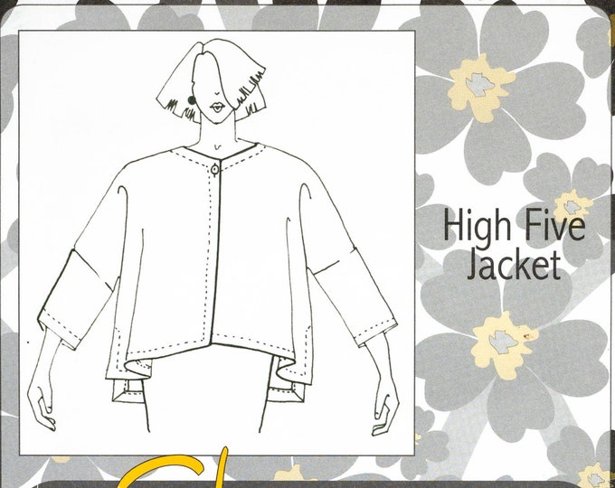 Shapes Sewing Pattern: High Five Jacket | B30-B48 | Unique, Creative ...
