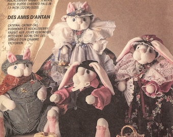 Victorian Bunny Plush - Etsy