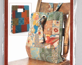 Indygo Junction IJ805 2 Sizes Grids & Grommets Tote Bag or Purse Sewing ...