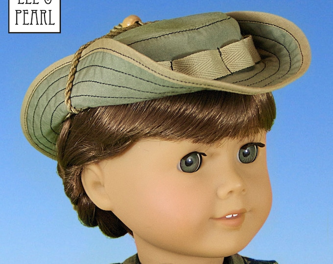 L&P 1007: Bush Hat or boonie Pattern for 18 Inch Dolls Such as American ...