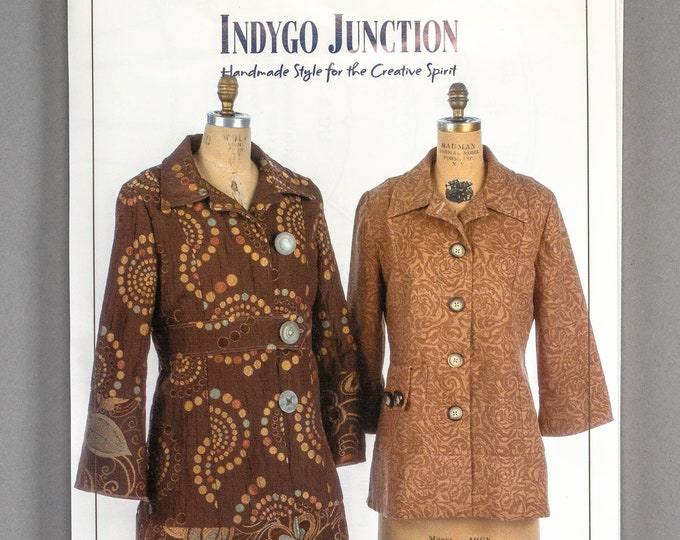 Indygo Junction IJ740 | Szs S-XL | Trench Topper Misses Coat, Jacket ...
