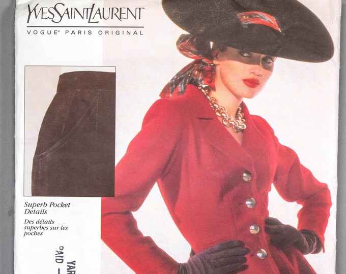V1994 | Szs 8-12 | Yves Saint Laurent Vogue Paris Original 1994 Misses ...