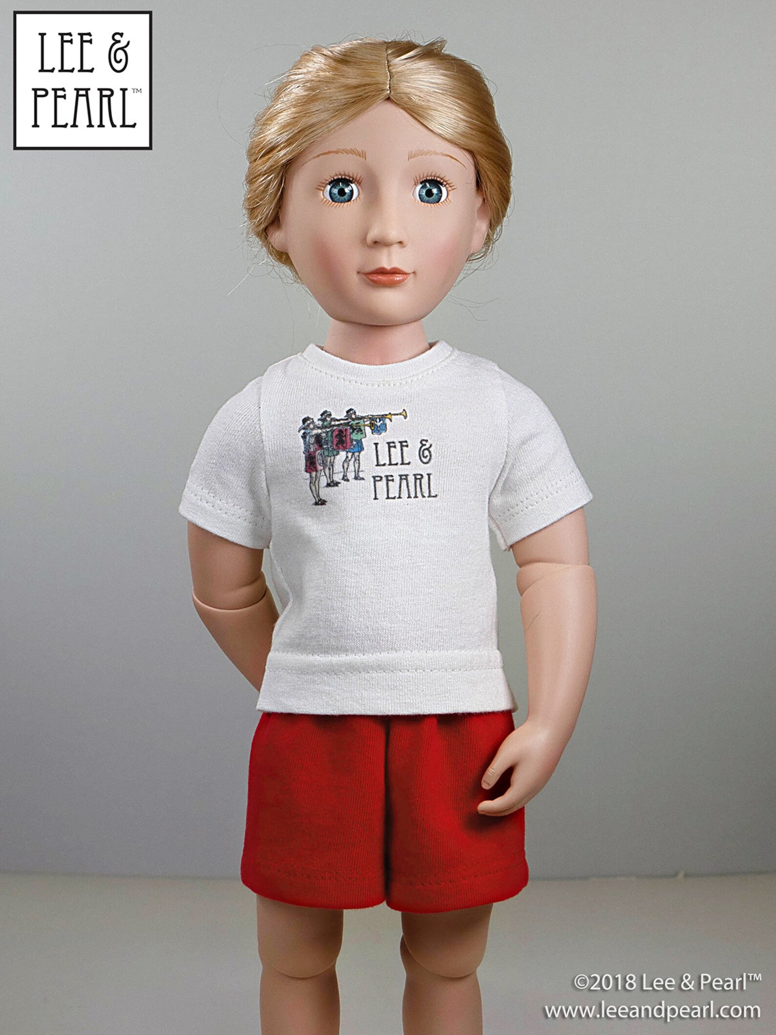 L&P 101: Gym Shorts Pattern for 16 Inch A Girl for All Time Dolls ...