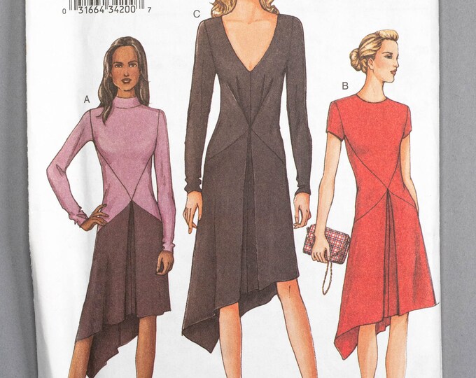 V7519 Sz 14-18 Vogue 7519 Misses Fitted Dress Sewing Pattern: Creative ...