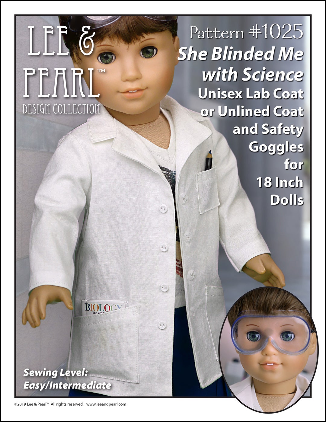 L&P 1025: She Blinded Me With Science Unisex Lab Coat, Unlined Coat and ...