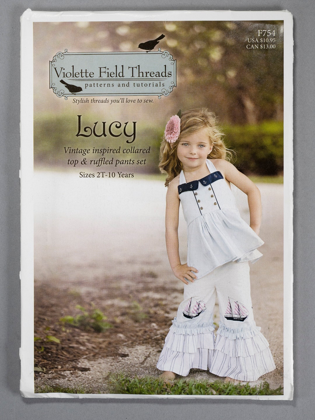 F754 | Child Sz 2T to 10 | Violette Field Threads LUCY Sewing Pattern ...