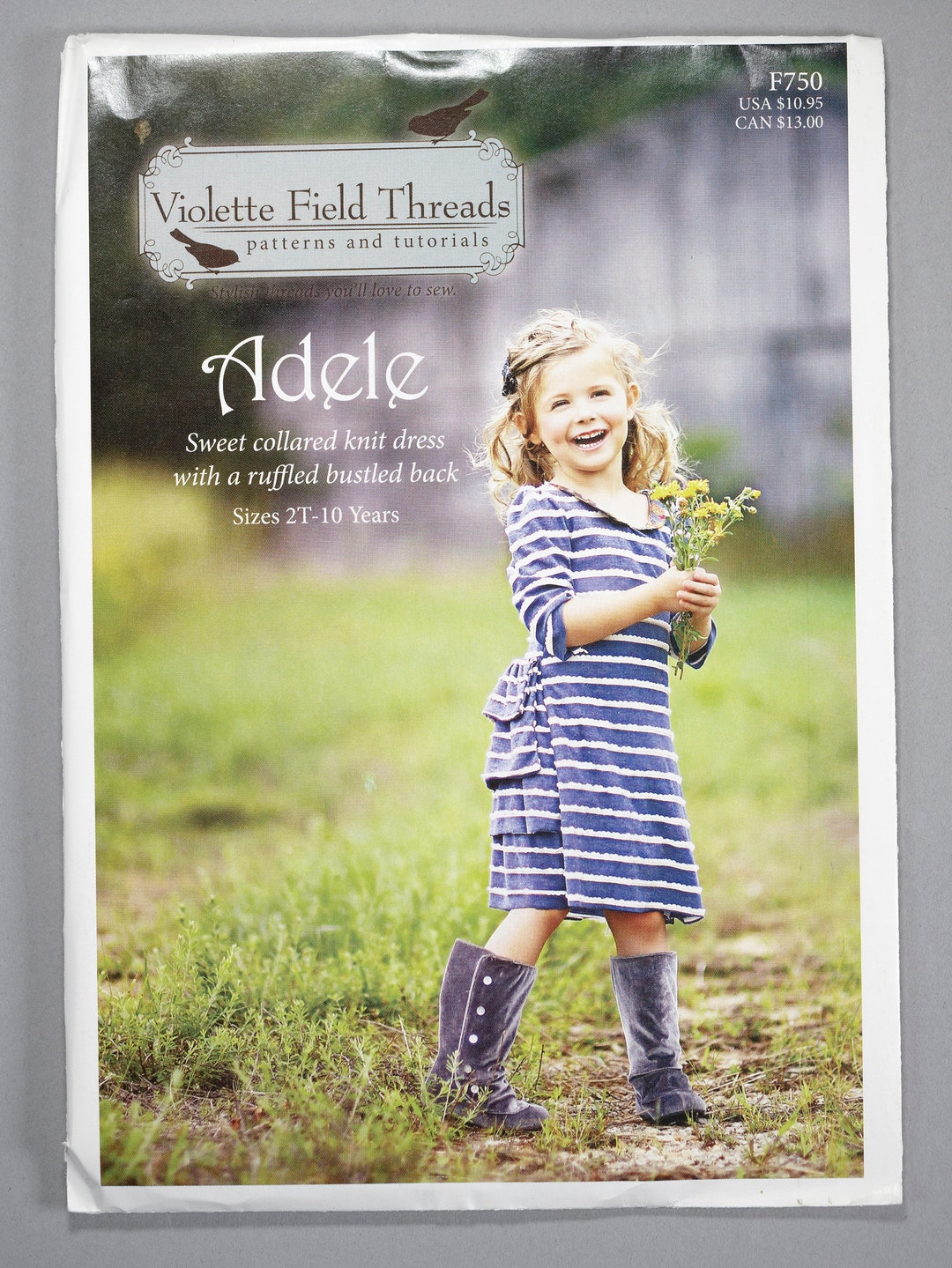 F750 | Child Szs 2T to 10 | Violette Field Threads ADELE Sewing Pattern ...