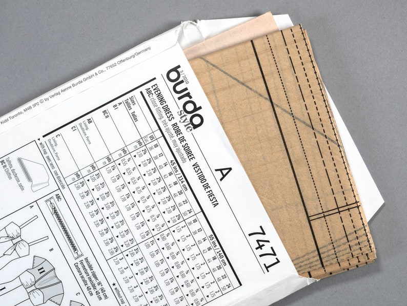 BRD7471 Szs 10-24 Burda 7471 Womens Sewing Pattern Misses | Etsy