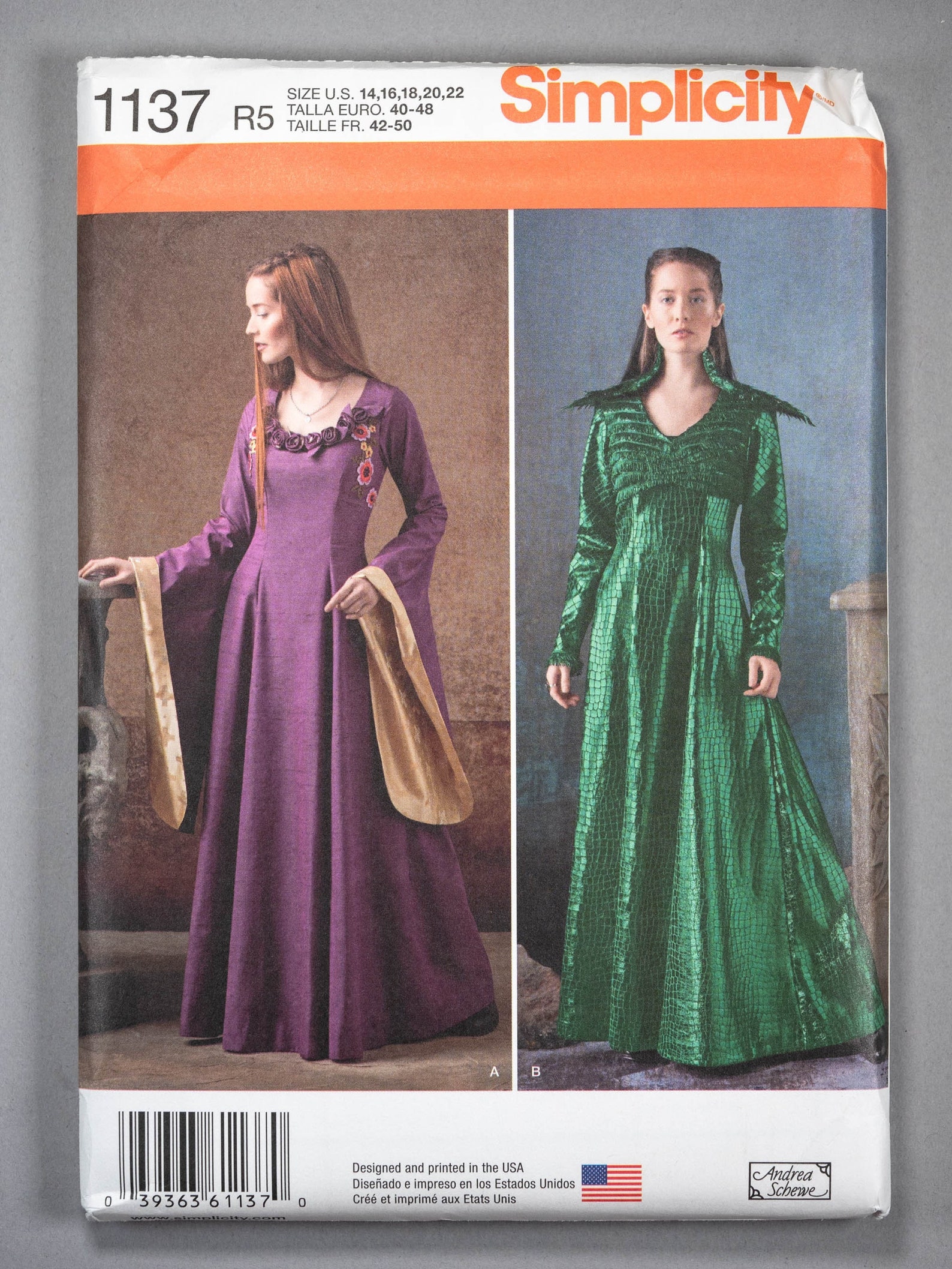 S1137 Sz 14-22 Simplicity 1137 Queen of the North Dragon - Etsy