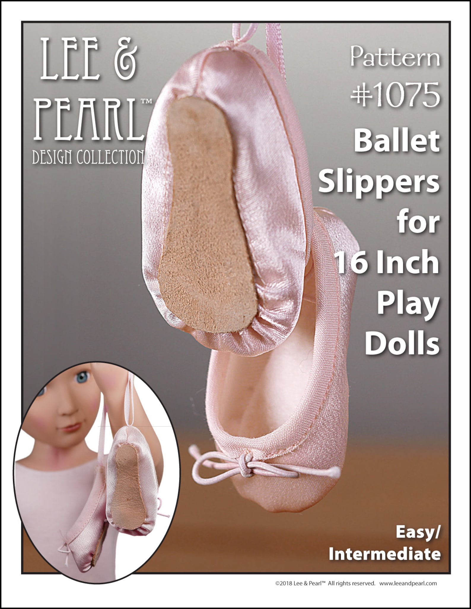 L&P 1075: Ballet Slippers Pattern for 16 Inch A Girl for All | Etsy