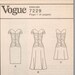 V7229 | Sz 12-16 | Vogue 7229 Misses Fitted Dress Sewing Pattern: Knee ...