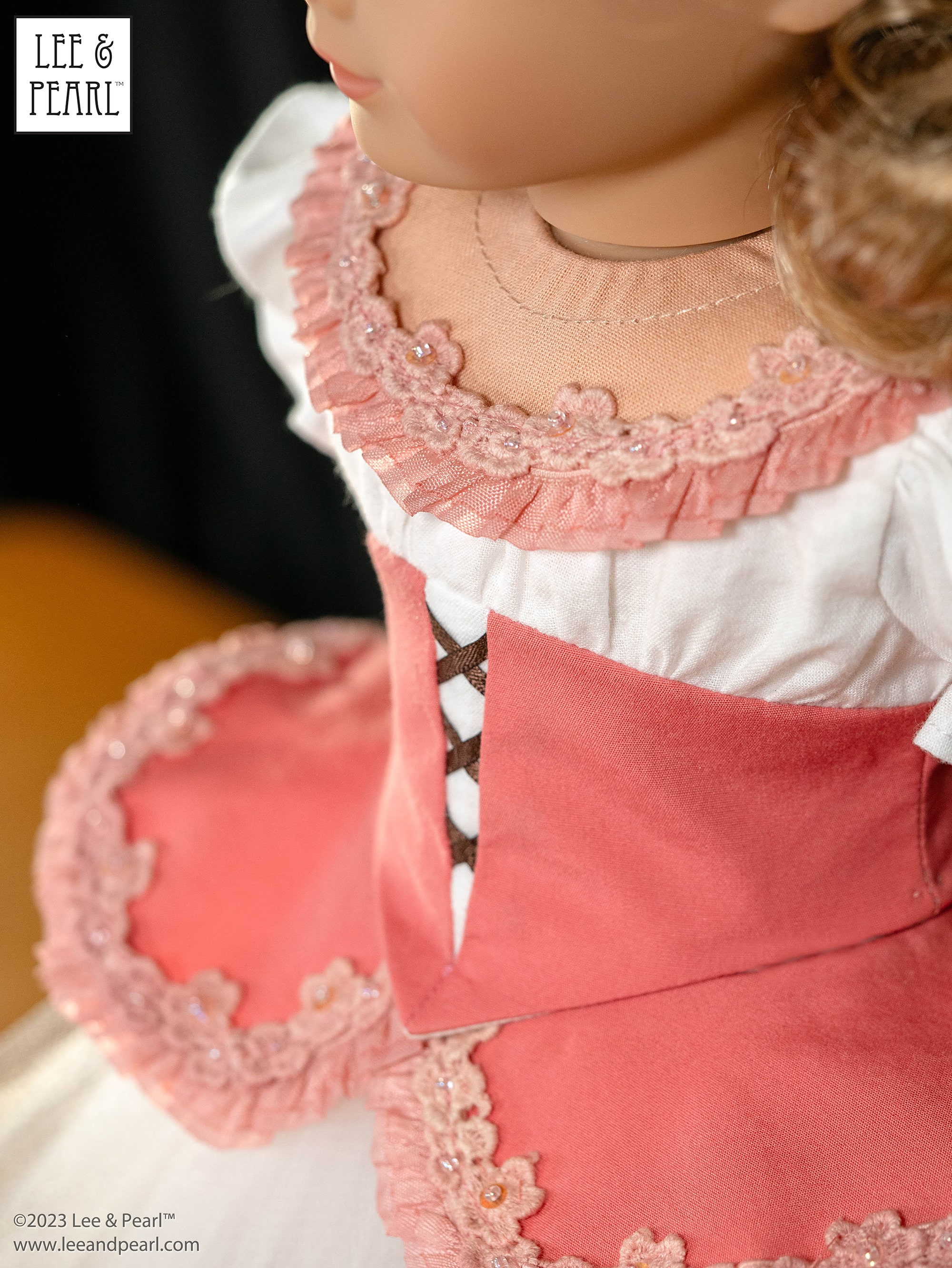 L&P 1078: Village Dance Peasant Style Ballet Bodice + Apron Pattern for ...