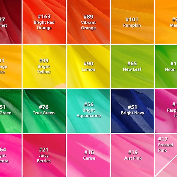 Rainbow Organza - Etsy