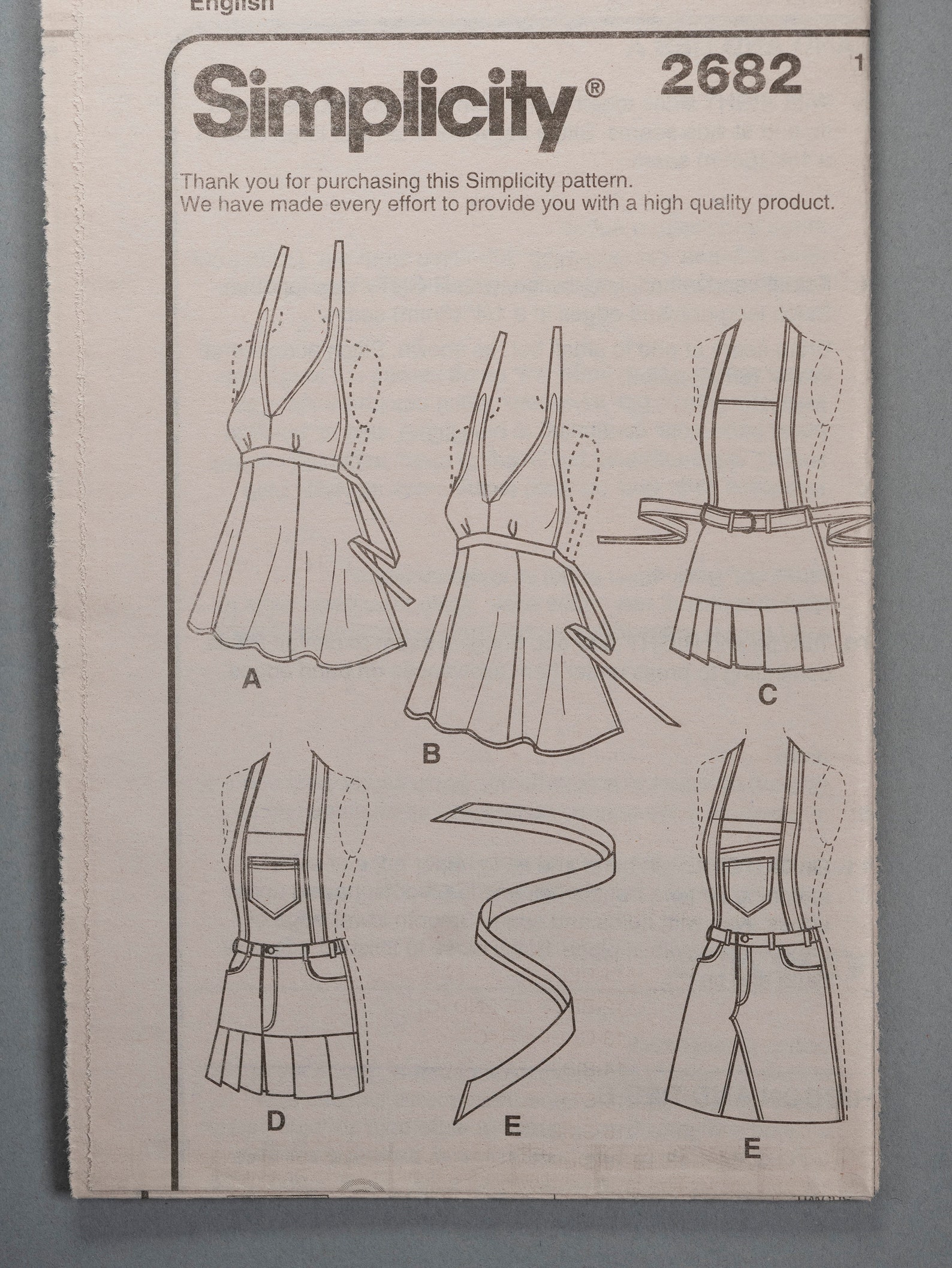 S2682 S-M-L-XL Simplicity 2682 Women's Sewing Pattern - Etsy