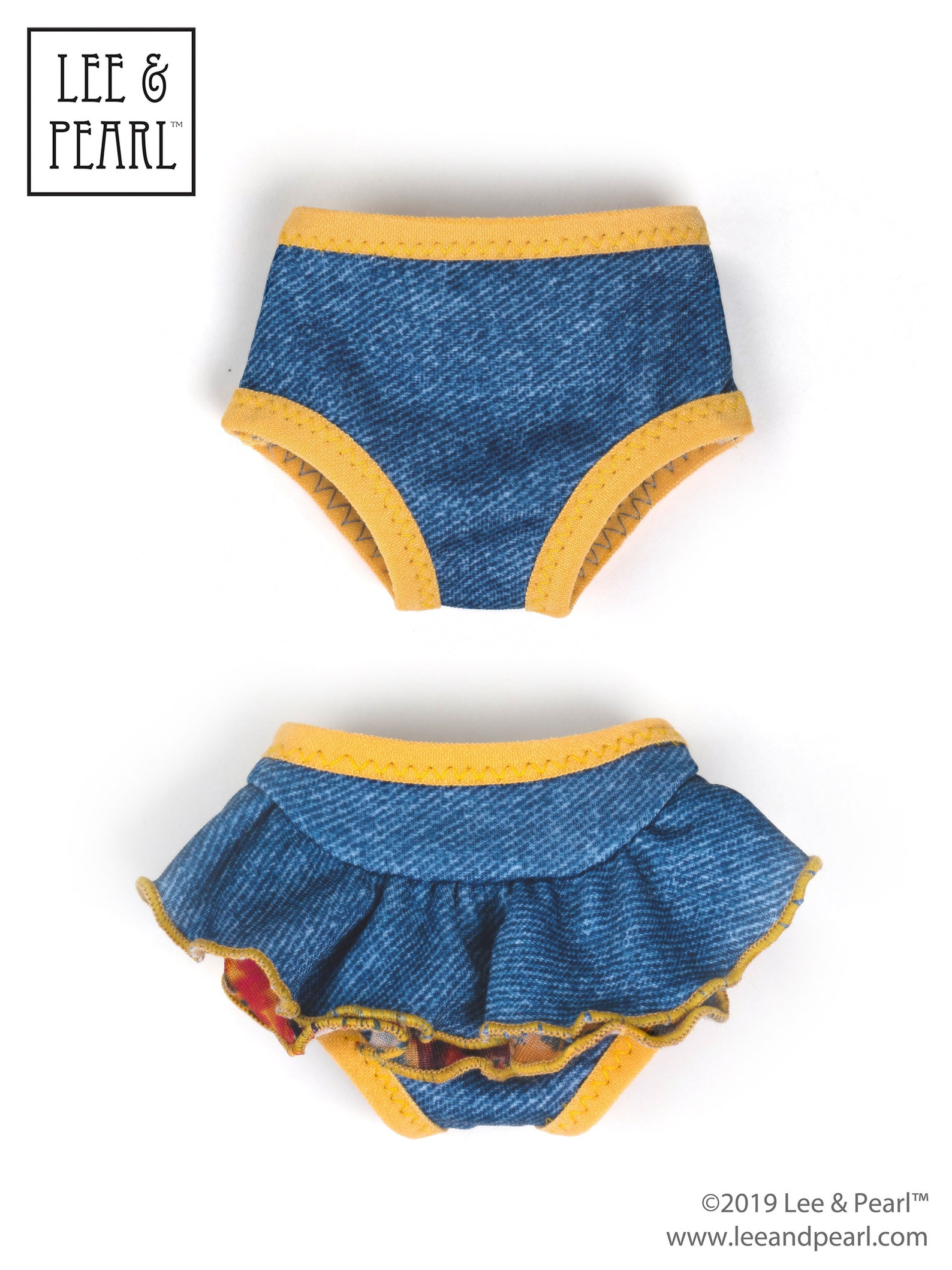 L&P 1058: Retro Ruffled Swimsuit and High Waisted Bikini | Etsy