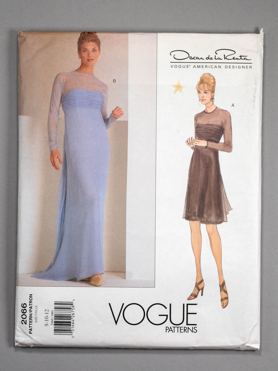 V2066 | Szs 8-12 | Oscar De La Renta Vogue American Designer 2066 ...