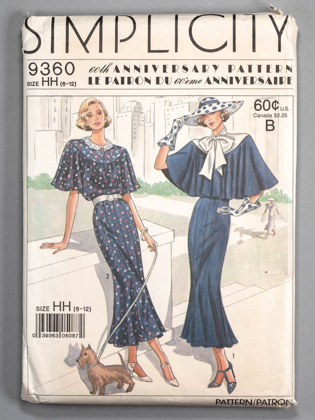 S9360 | Sz 6-8-10-12 | Simplicity 9360 60th Anniversary 1988 / 1928 ...